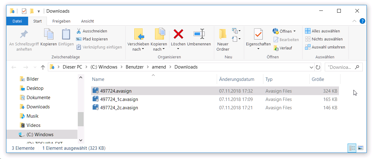 Was muss ich bei Änderungen beachten?