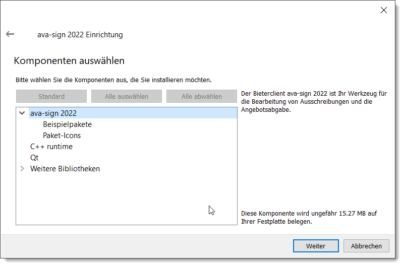 Bieterclient ava-sign 2023 V2.3.2