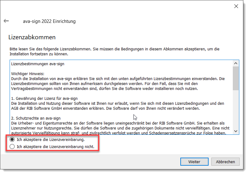 Bieterclient ava-sign 2022 V2.2.0