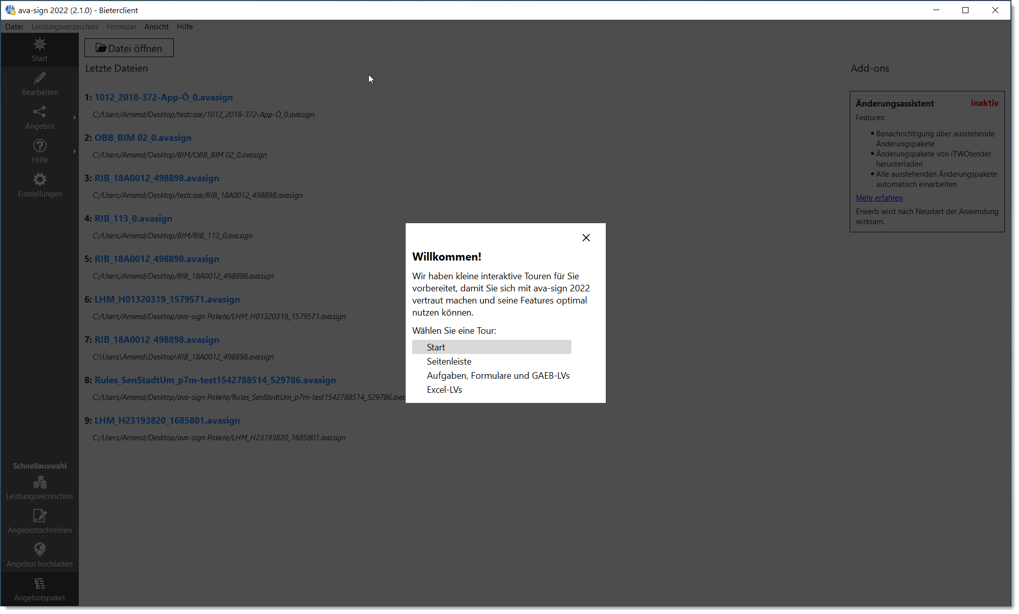 Bieterclient ava-sign 2023 V2.3.2